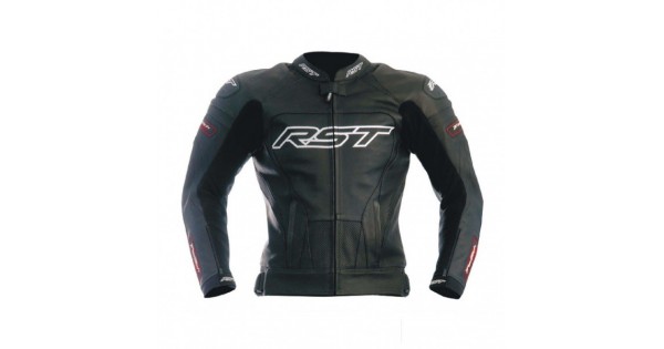 RST Tractech Evo Black leather motorbike jacket S To 6XL