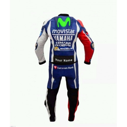 YAMAHA CUSTOM MADE MotoGp MOTORCYCLE RACING SUIT - CE APPROVED FULL ...