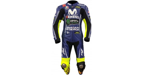 Yamaha Movistar Motorcycle Leather Riding Suit-Motorbike Racing suit MotoGP