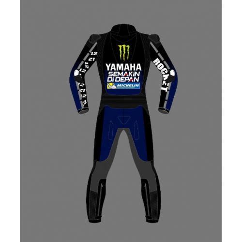 Yamaha Motogp Leather Motorcycle Leather MotorBike Leather Suit Genuine ...