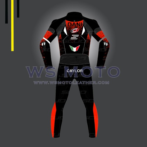Ducati 2 piece Leather Suit For Motorcycle Riding