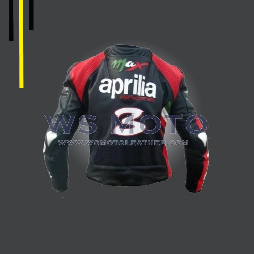 Aprilia Custom Leather Jacket - Men's and Women's, CE Approved Racing ...