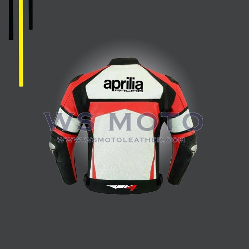 Aprilia Leather Motorcycle Jacket Mens-Aprilia Motogp Jacket