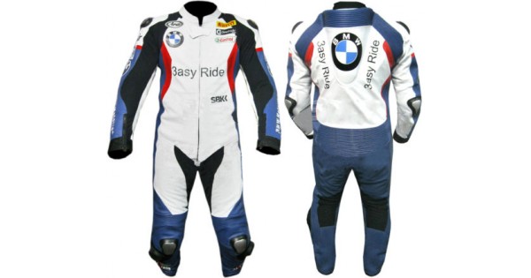 BMW Pure Motorbike Racing Leather Suit Racing Motorcycle Cowhide Suit